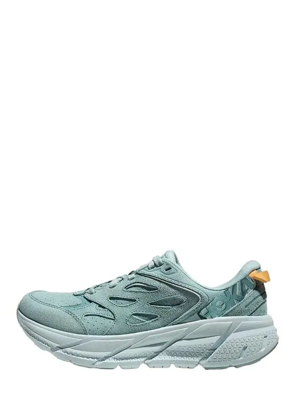Hoka One One Clifton L Suede Sneakers - Cloud Blue/ice Flow