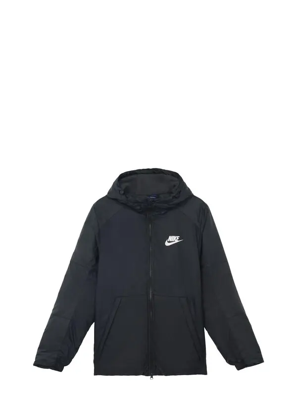 Nike Hooded Padded Jacket - Black
