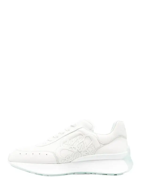 Alexander McQueen Sprint Runner Sneakers - White/green