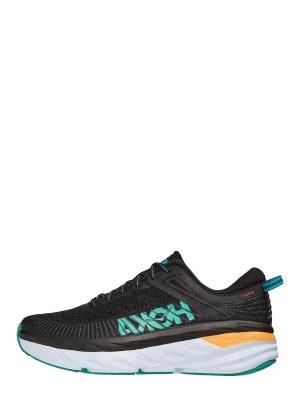 Hoka One One Bondi 7 Athletic Sneakers - Black
