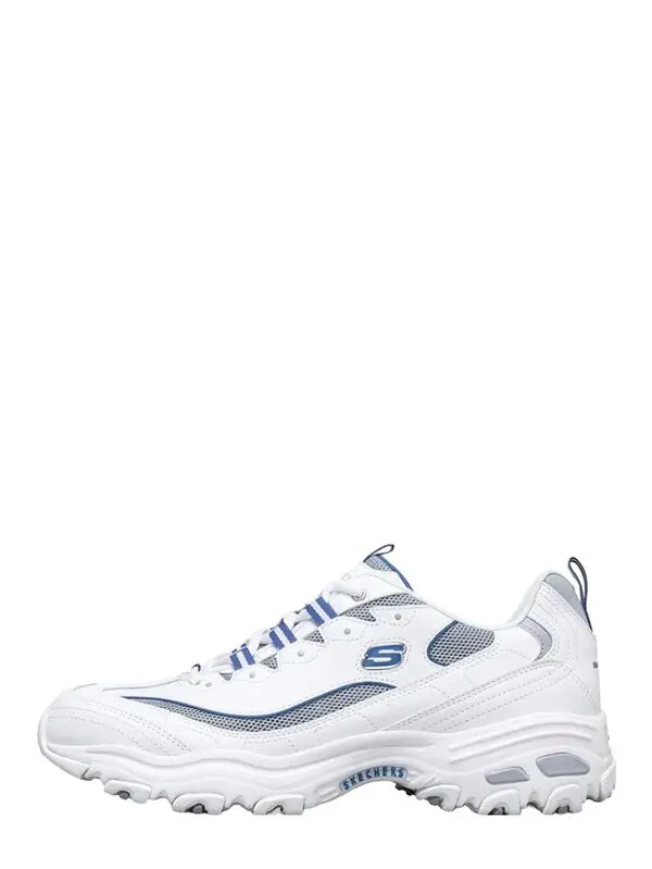 Sketchers D'lites 1.0 Low Top Sneakers - White/blue