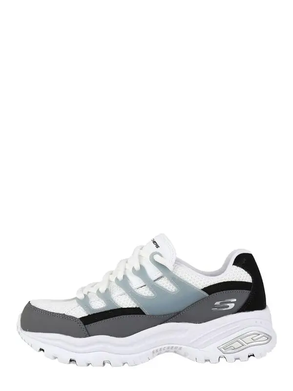 Sketchers D'lites Low-top Sneakers - White/grey