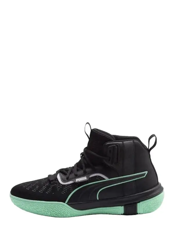 PUMA Legacy Dark Mode High-top Athletic Sneakers - Black