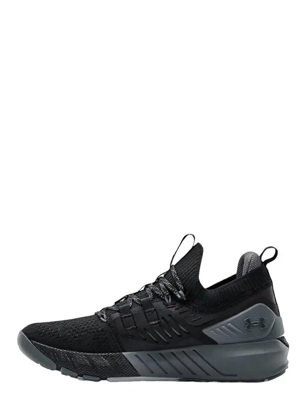 Under Armour Project Rock 3 Athletic Sneakers - Black
