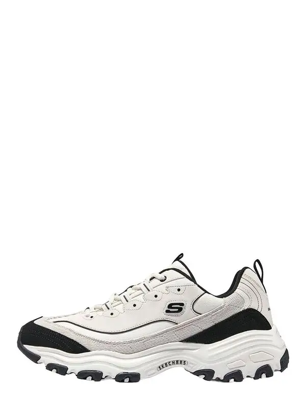 Sketchers Dlites 1.0 Chunky Sneakers - Beige/black