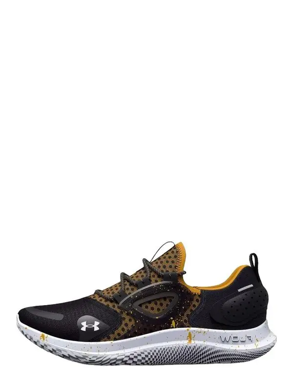 Under Armour Flow Velociti Mvmnt Running Shoes - Black/gold/yellow