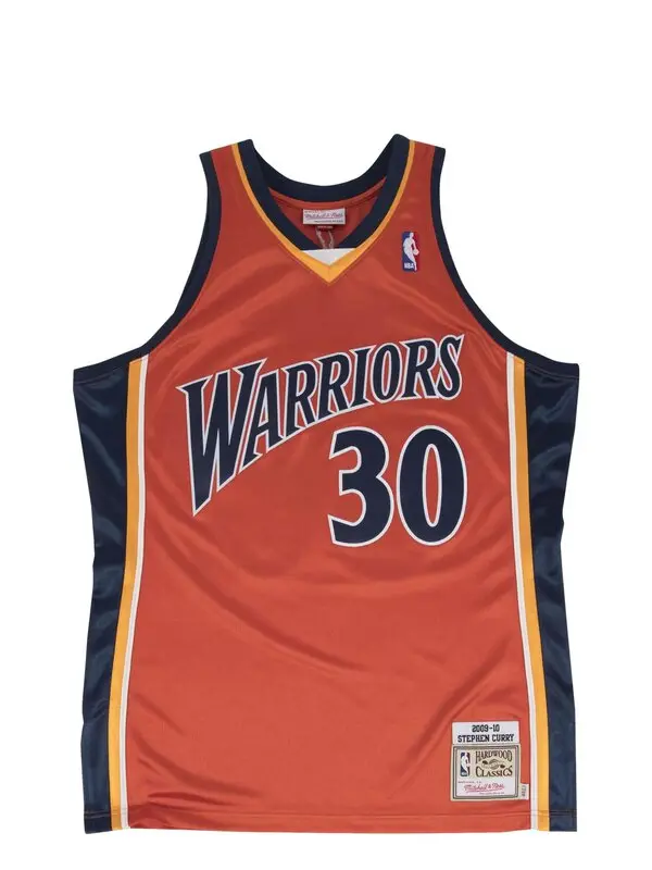 Mitchell & Ness Golden State Warriors Stephen Curry 30 Jersey - Orange