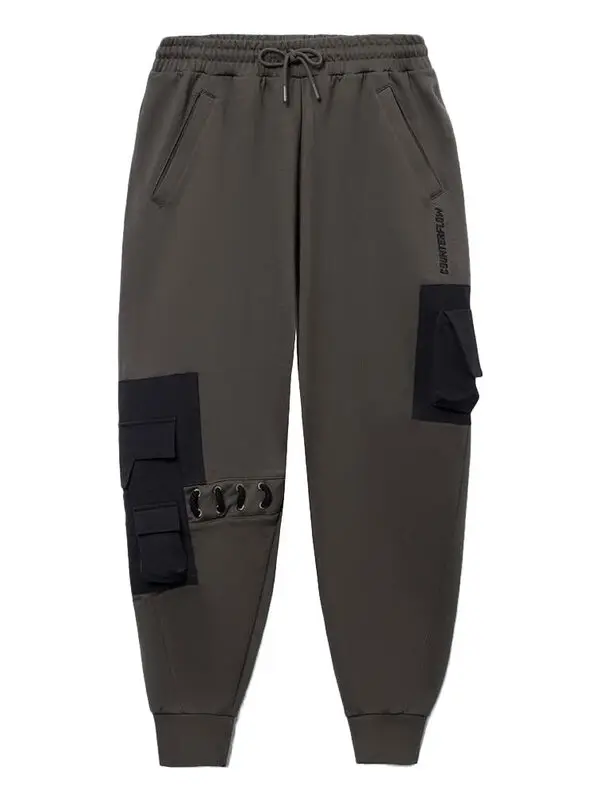 LI-NING Counterflow Graphic Pocket Joggers Sweatpants 'dark Grey - Dark Grey/black