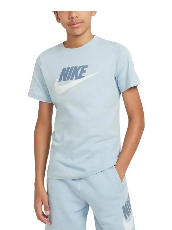 Nike Cotton T-shirt - Light Armoury Blue/ashen Slate/white