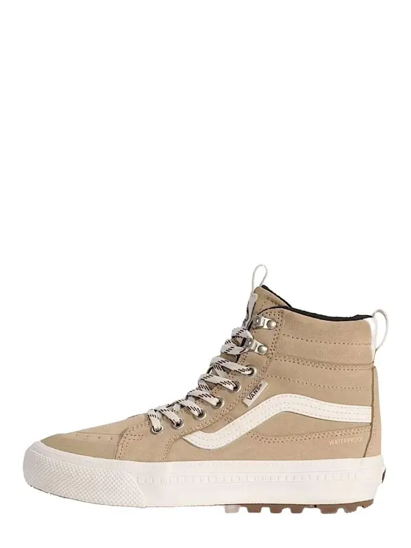 VANS Sk8-hi Waterproof High Top Sneakers - Brown/white