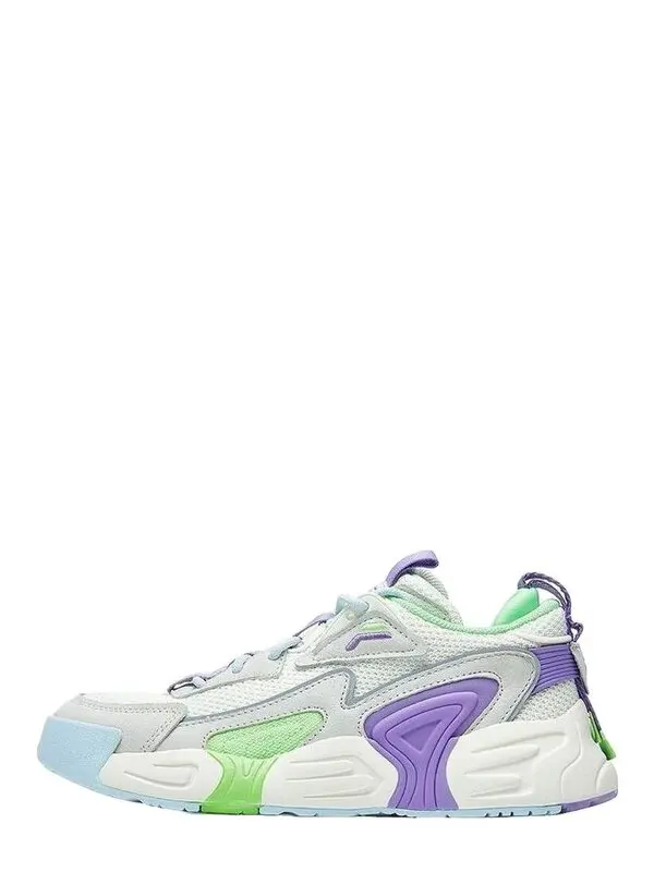 FILA Swarm Low Swirl Sneakers - Purplewhitegray