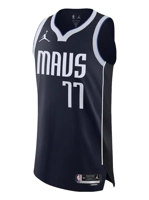 JORDAN X Nba Dallas Mavericks Luka Doncic 77 Jersey - Navy