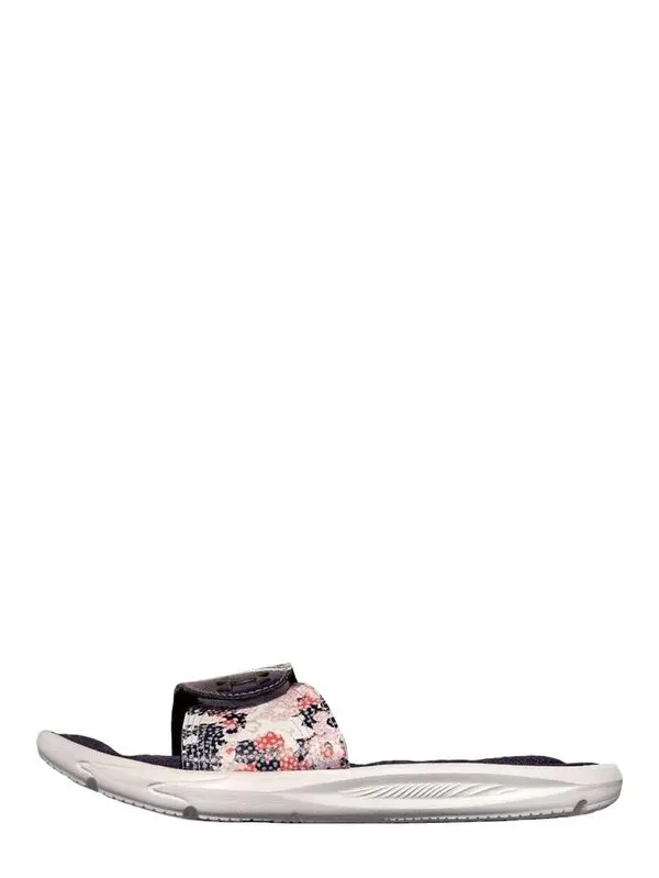 Under Armour Ignite Graphic Strap Slide - Grey/purple