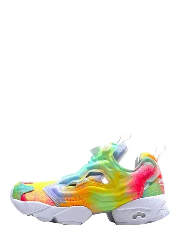 REEBOK Instapump Fury "pride" Athletic Sneakers - Orange/yellow/green