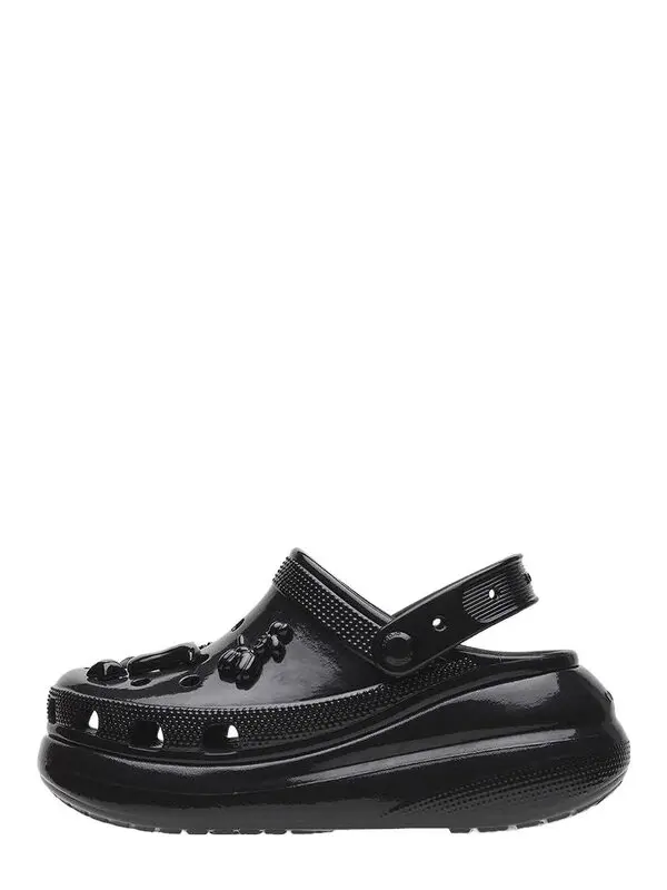 CROCS Crush High Shine Clogs - Black