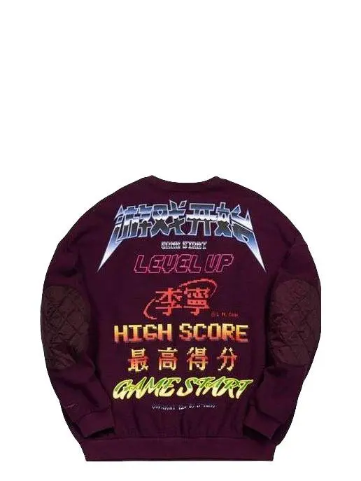 LI-NING Paris Fashion Week Loose Pullover - Purple/multi-color