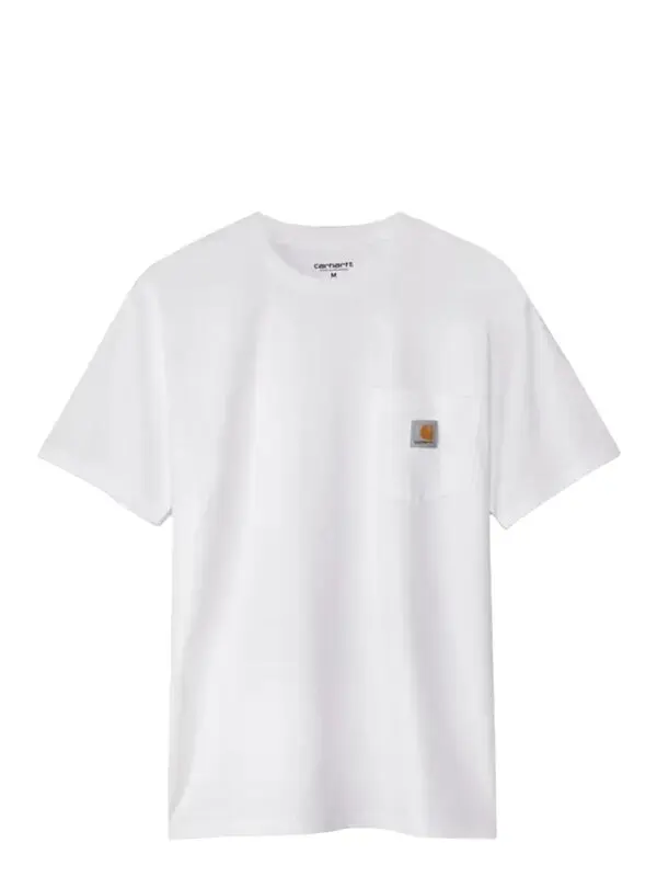 Carhartt Work In Progress 26ss Pocket Short Sleeve T-shirt - White