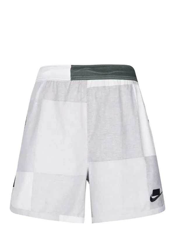 Nike Splicing Colorblock Sports Shorts - Multi-color