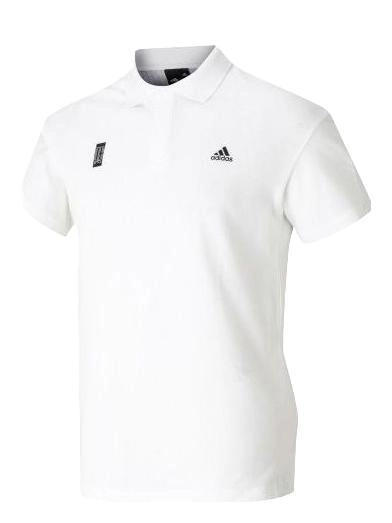 Adidas Wj Polo Slogan Short-sleeve Polo Shirt - White