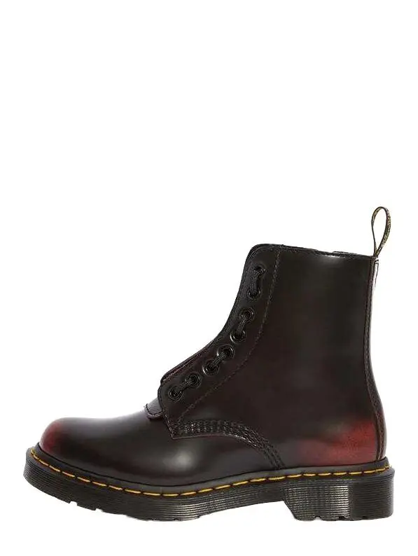 Dr. Martens Pascal Front Zip Boots - Red