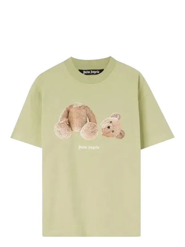 Palm Angels Bear Classic Tee 'mint Brown - Mint/brown