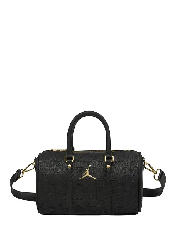 JORDAN Monogram Crossbody Bag - Black/gold