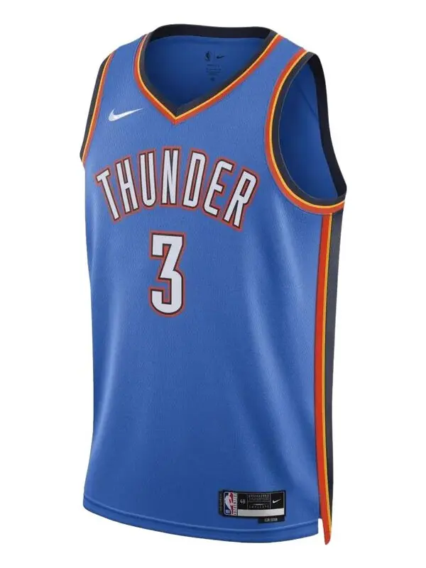 Nike Dri-fit Nba Oklahoma City Thunder Josh Giddey Icon Edition 2022/23 Swingman Jersey - None
