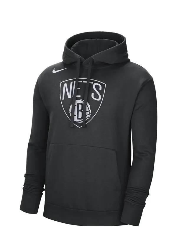 Nike X Nba Brooklyn Nets Fleece Hoodie - Black