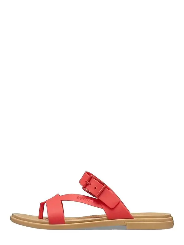 CROCS Casual Sandals With Buckled Straps - Fiery Red