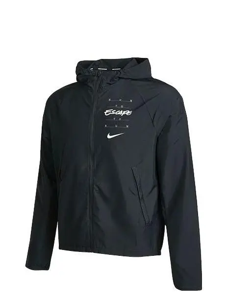 Nike As Nk Essntl Jkt Jacket Wild Run Gx - Black