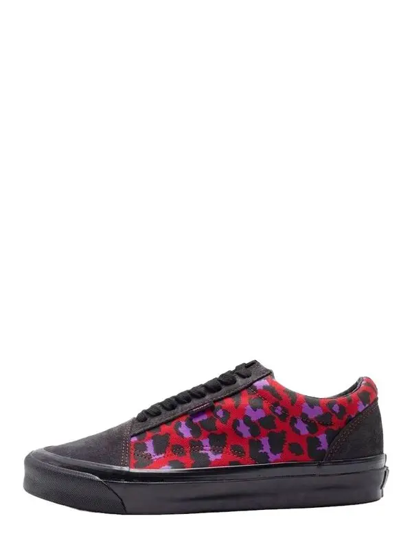 VANS Stray Rats X Vault Ua Old Skool Ns Og Lx "raven Racing Red - Black/red