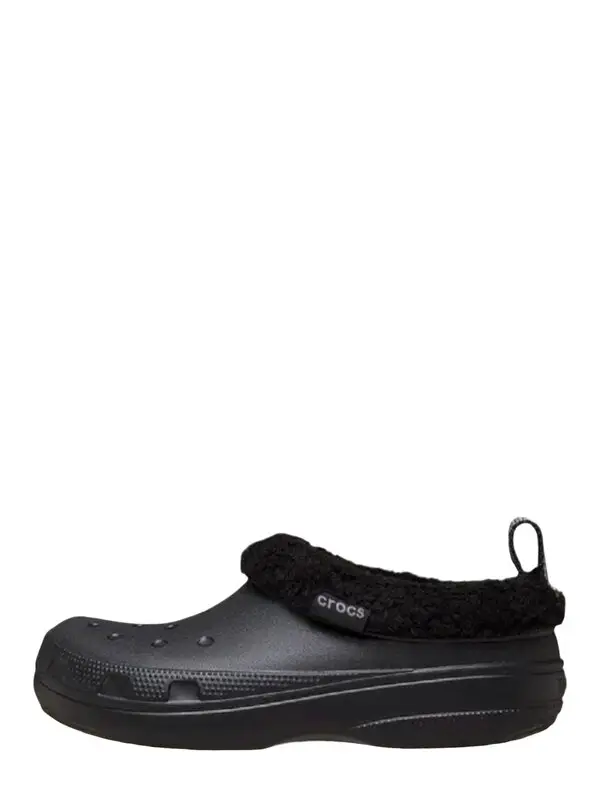 CROCS Classic Lined Shorty Clogs - Black