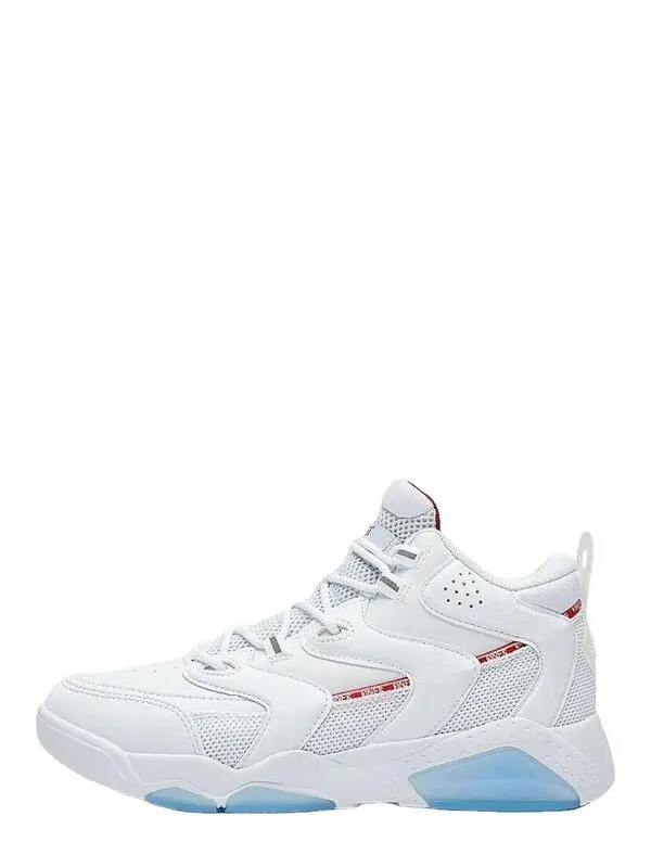 361 DEGREES High-top Basketball Sneakers - White/blue