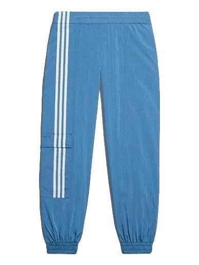 Adidas Originals "ivp Nyl Pn 4all" Athleisure Track Pants With Side Stripes - Blue