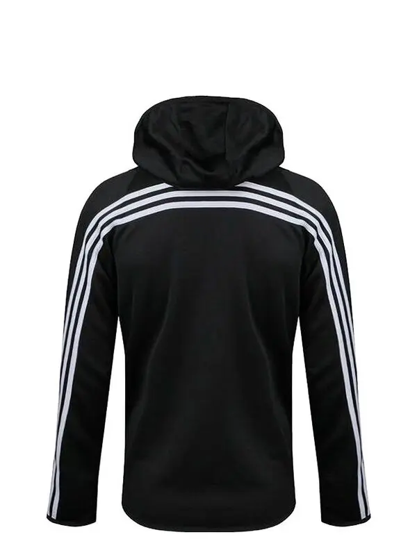 Adidas Back Classic Three Stripes Zipper Hooded Jacket - Default Colorway