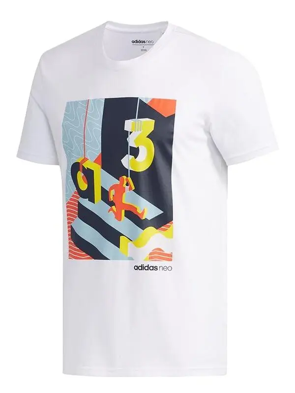 Adidas Neo Cs Ris T-shirt Shoyel - White