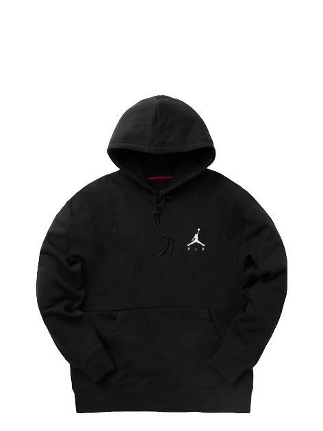 JORDAN Air Fleece Pullover Hoodie - Black