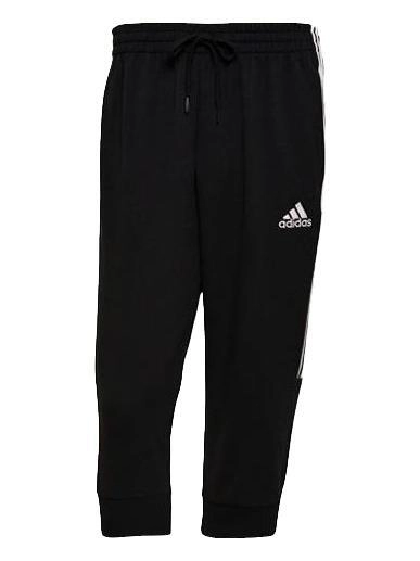 Adidas 3s Lft Tc 3pt Sports Cropped Pants - Black