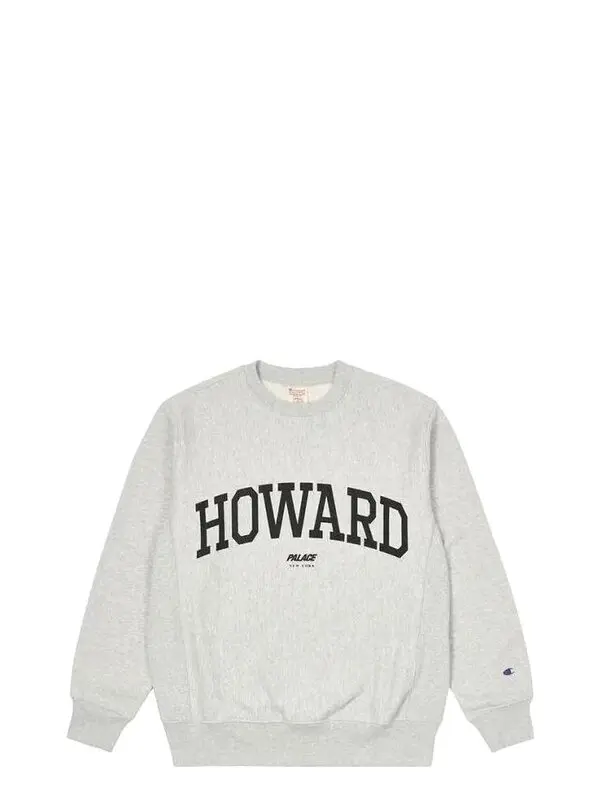 PALACE X Champion Fw22 Logo Sweater - Grey