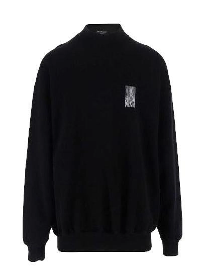 Balenciaga Barcode Crewneck Sweater - Black