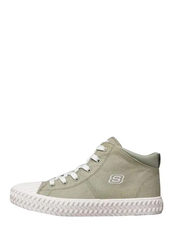 Sketchers Street Trax Mid Top Lace Up Sneakers - Green