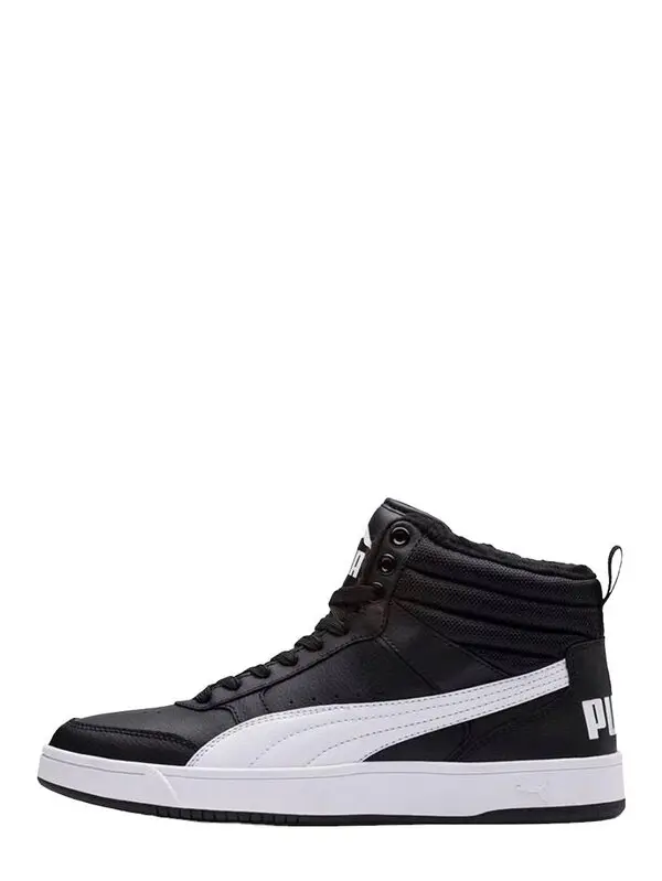 PUMA Rebound Street V2 Fur High-top Sneakers - Black/white