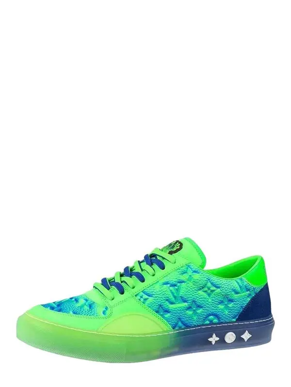 LOUIS VUITTON Ollie Richelieu Sneakers - Green/blue/black