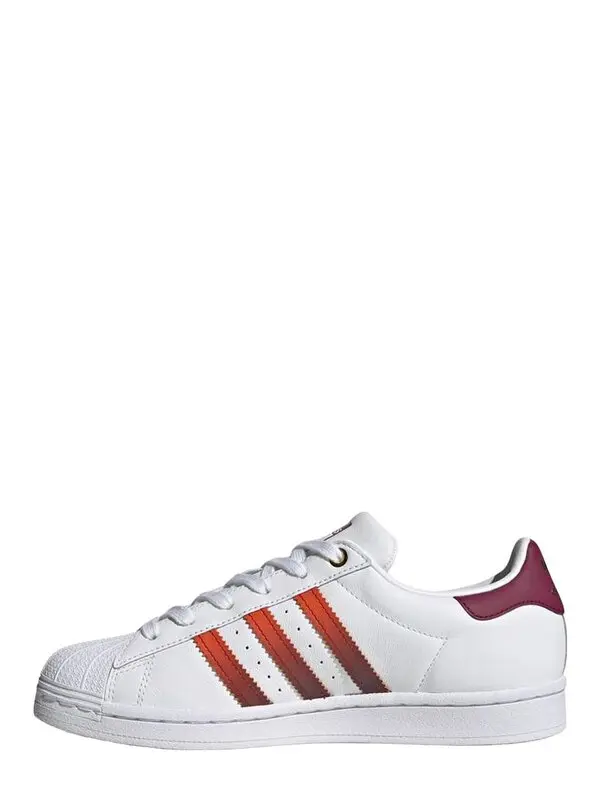 Adidas Her Studio London X Superstar 'autumn Floral' Sneakers - White/purple