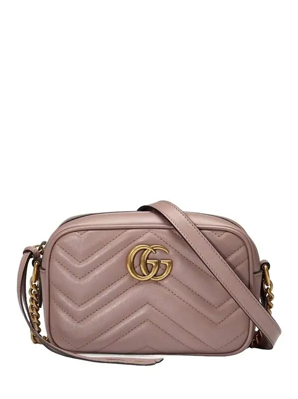 Gucci Gg Marmont Matelasse Mini Bag - Rose Antic