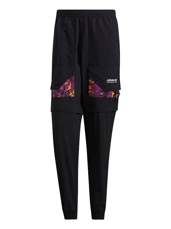 Adidas Originals Adv Pants 2 Contrasting Colors Pocket Bundle Feet Sports Pants/trousers/joggers - Black