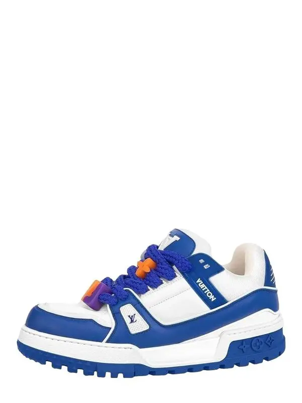 LOUIS VUITTON Trainer Maxi Sneakers - White/blue/orange