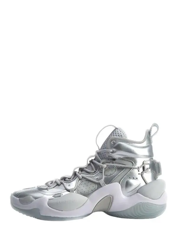 LI-NING Power 6 Premium Hi High-top Sneakers - Silvergray