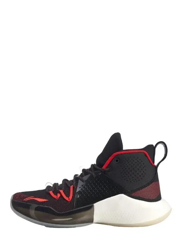LI-NING Viii High-top Basketball Sneakers - Black/red