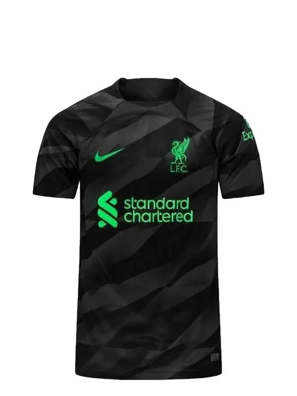Nike Liverpool 23-24 Short Sleeve Goalkeeper Jersey - Black